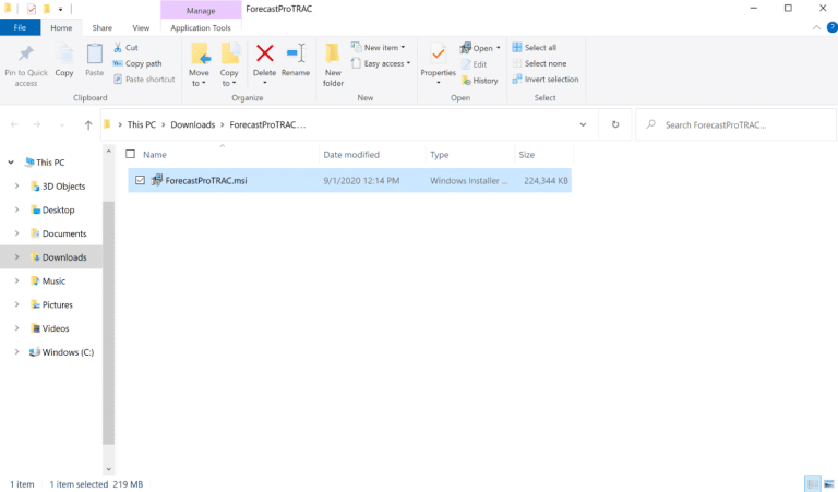 Download Center for Forecast Pro TRAC - Forecast Pro
