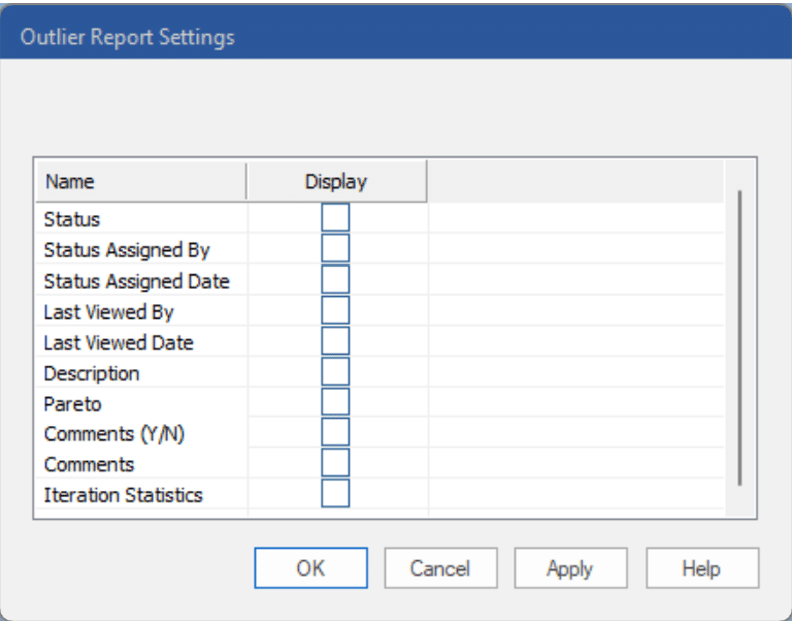 The Outlier Report View Forecast Pro