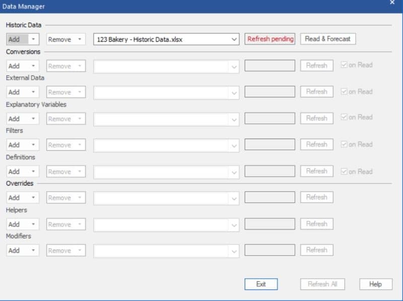 Generating the Forecasts - Forecast Pro